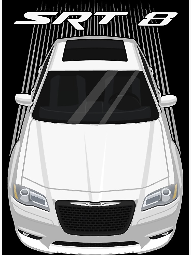 "Chrysler 300C SRT8 2012-2014 - White " Poster for Sale by ...