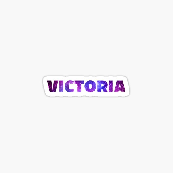 Victoria Name Stickers | Redbubble