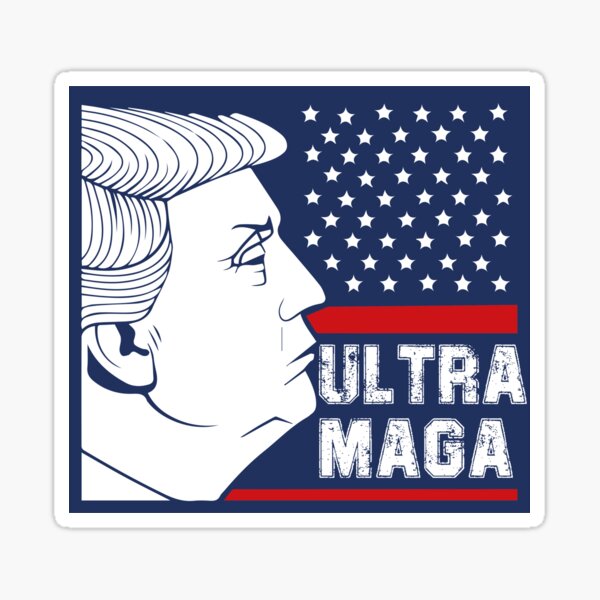 "Ultra Maga" Sticker for Sale by ShamilShafiyev | Redbubble