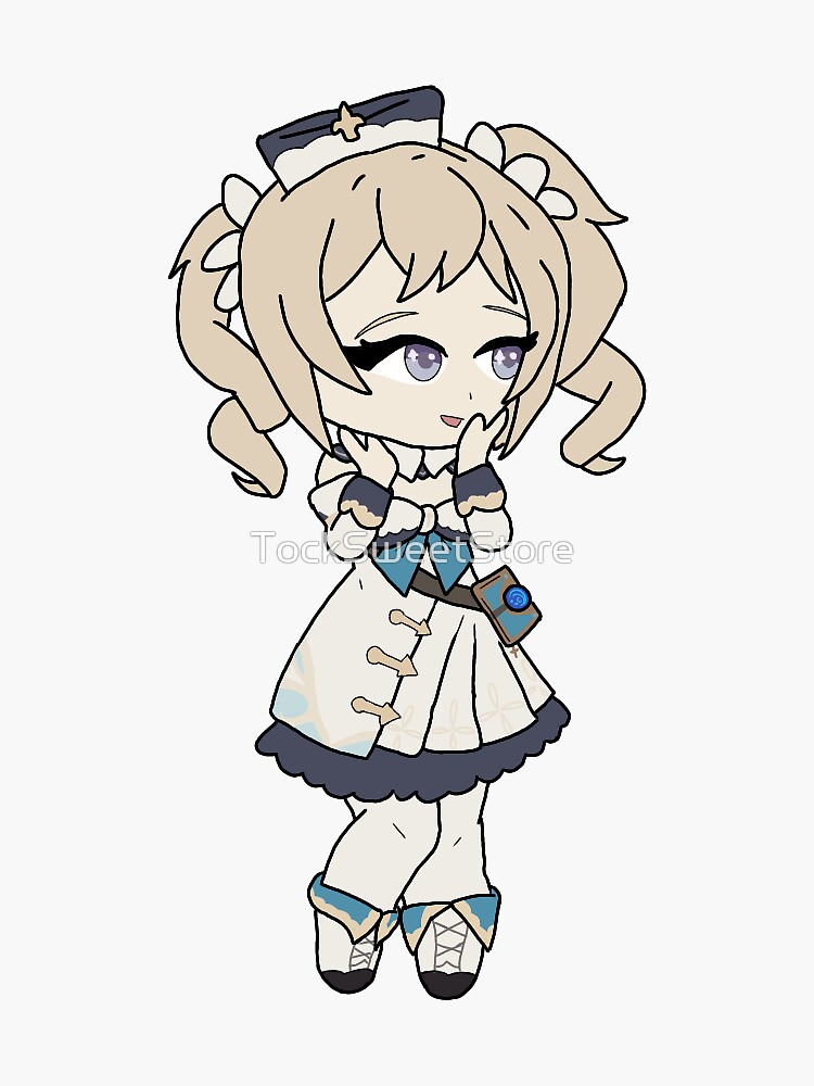 "Barbara Chibi Fanart" Sticker for Sale by TockSweetStore | Redbubble