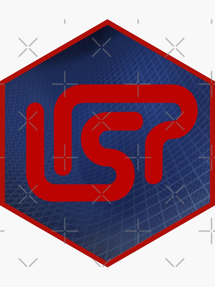 "hexagonal lisp" Sticker for Sale by yourgeekside | Redbubble