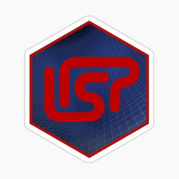 "hexagonal lisp" Sticker for Sale by yourgeekside | Redbubble