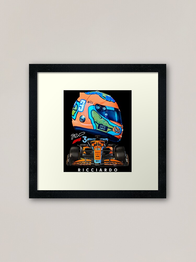 "Poster Daniel Ricciardo Vintage Retro" Framed Art Print for Sale by ...