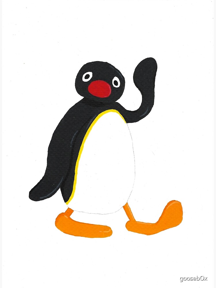 "Hello pingu!" Poster for Sale by gooseb0x | Redbubble