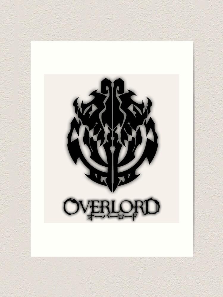 "Overlord Anime Guild Emblem - Ainz Ooal Gown" Art Print for Sale by ...
