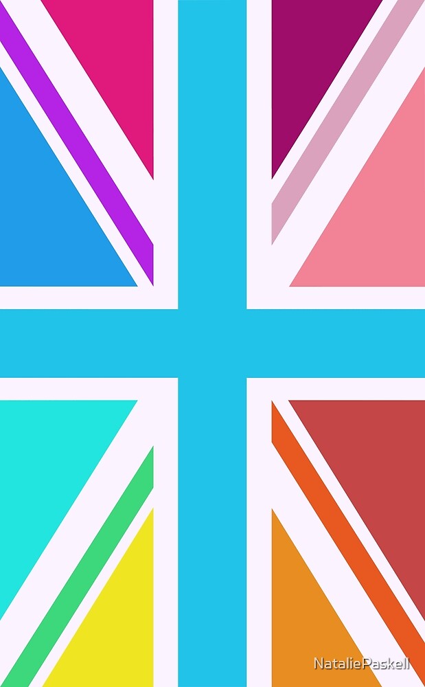 "Union Jack/Flag Design Multicoloured" by NataliePaskell | Redbubble