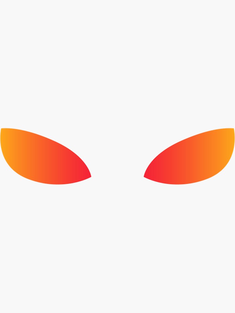 "Ninja Eyes Essential" Sticker for Sale by dagisgptostef | Redbubble
