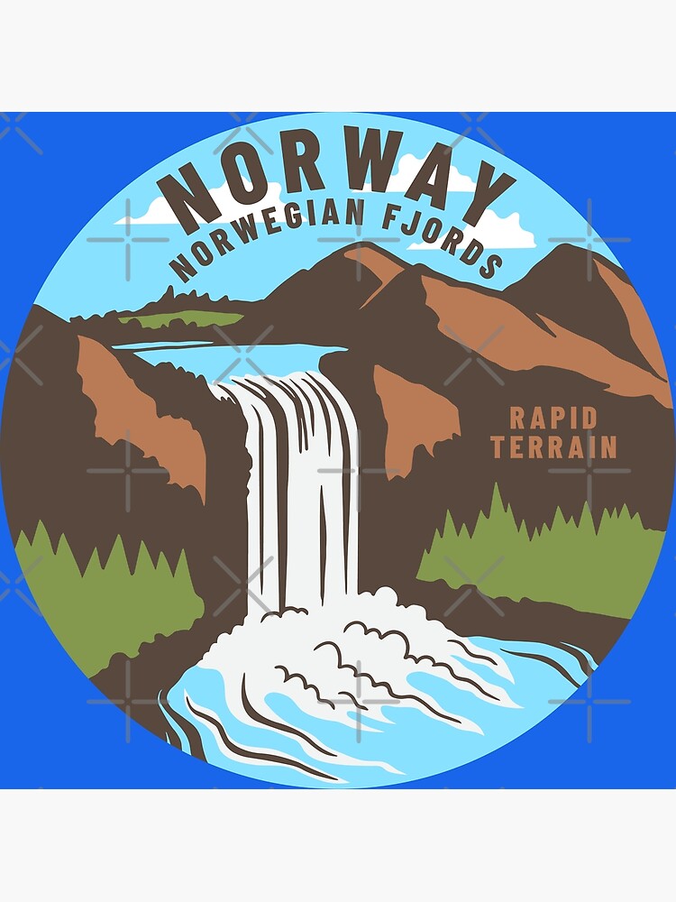 "NORWEGIAN FJORDS, NORWAY" Poster for Sale by RapidTerrain | Redbubble
