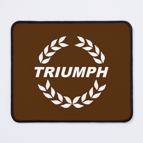 "Triumph Cars - Laurel Wreath Logo - Maple Brown" Mouse Pad for Sale by ...