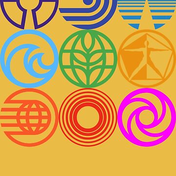 "Retro Epcot Logos T-Shirt" Sticker for Sale by JoaneeEttl | Redbubble