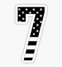 Number 7 Stickers | Redbubble