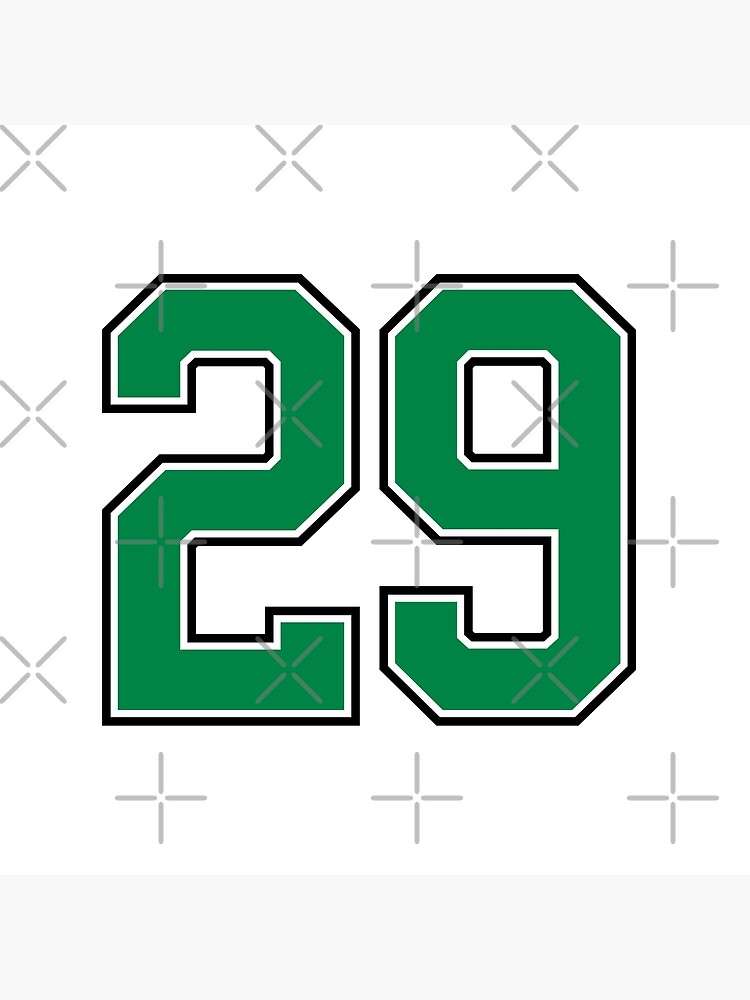"29 number, green lucky sports twenty nine" Poster for Sale by ...