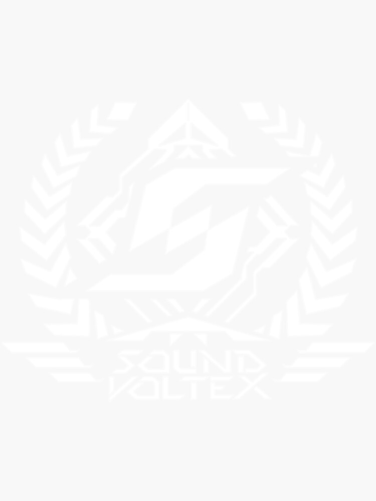 "Sound Voltex Logo - White Essential T-Shirt" Sticker by PatricManges ...