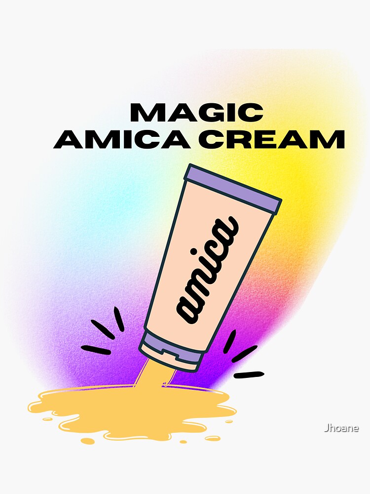 "Magic Amica Cream - Justice For Johnny" Sticker for Sale by Jhoane ...