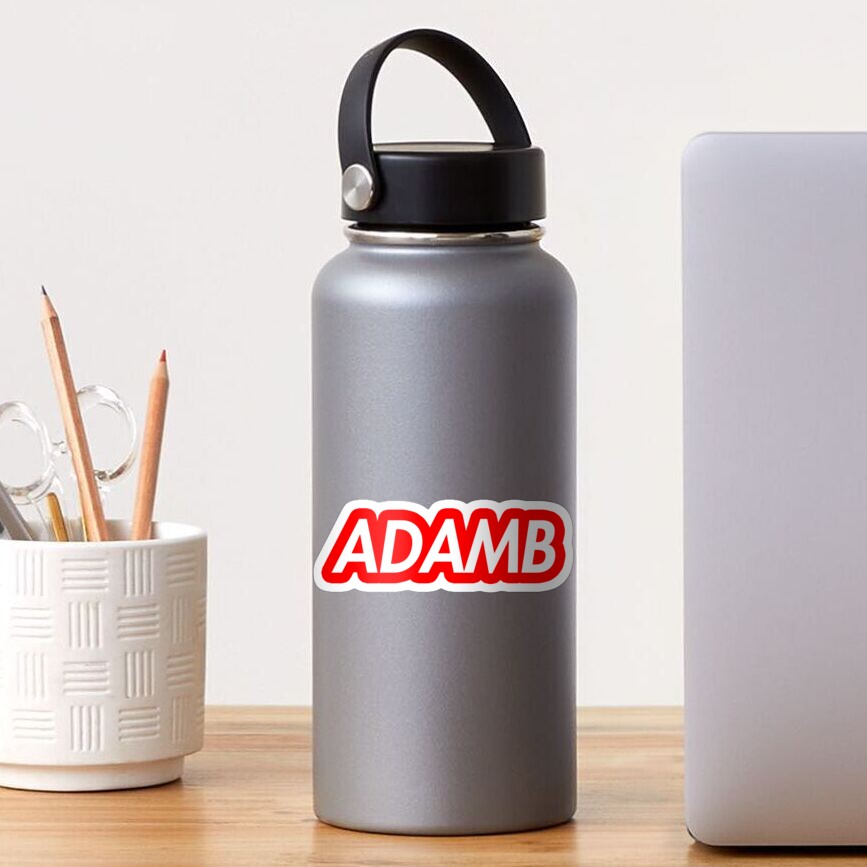 "Adam B Merch Adamb" Sticker by SamibShop | Redbubble