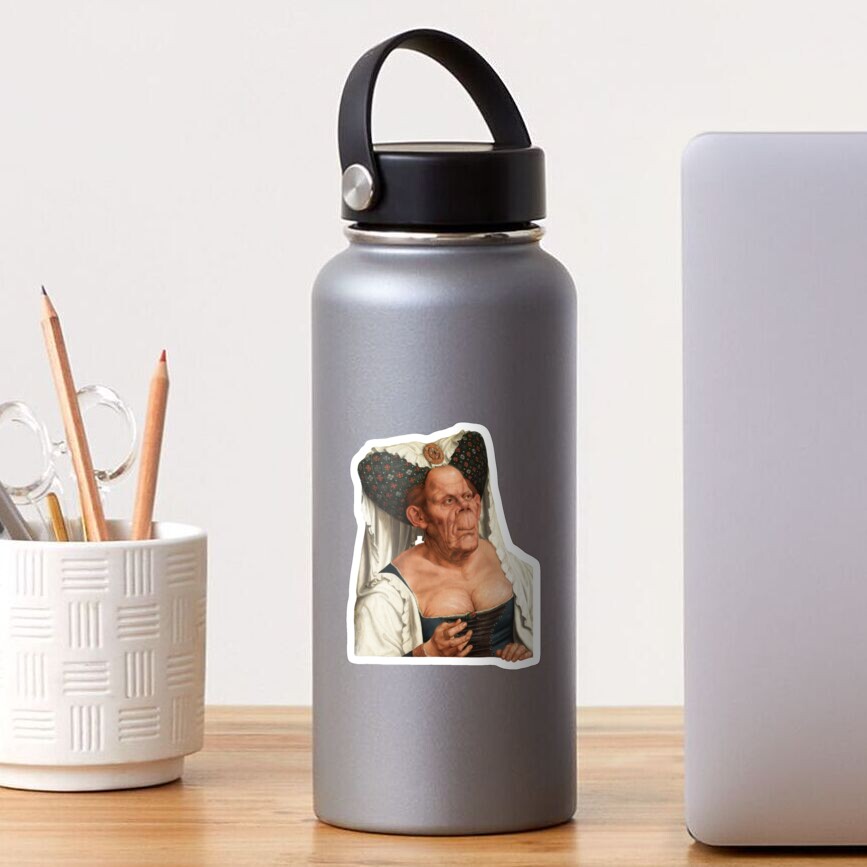 "Quentin Matsys - The Ugly Duchess" Sticker for Sale by elinaarbidane ...