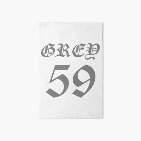"Grey 59 Merch Greyfivenine Logo" Art Board Print for Sale by SamibShop ...
