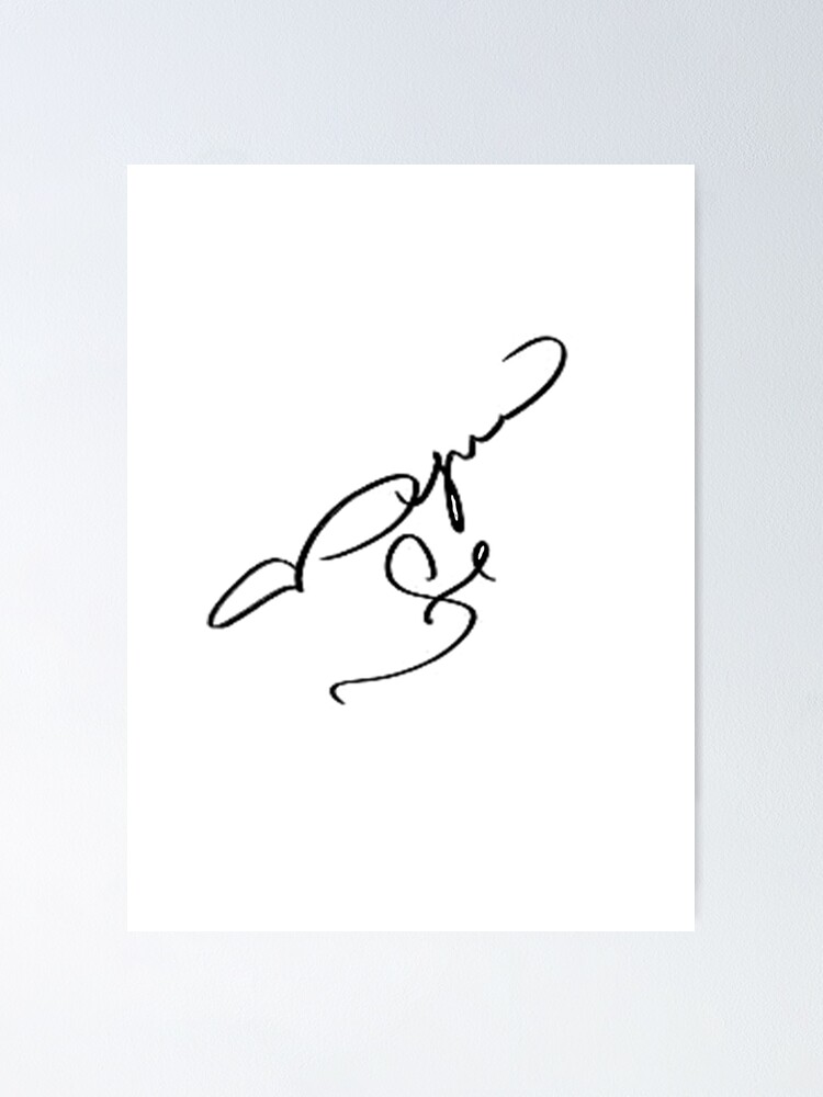 "Megan Fox SIGNATURE" Poster for Sale by SalahEddine5 | Redbubble