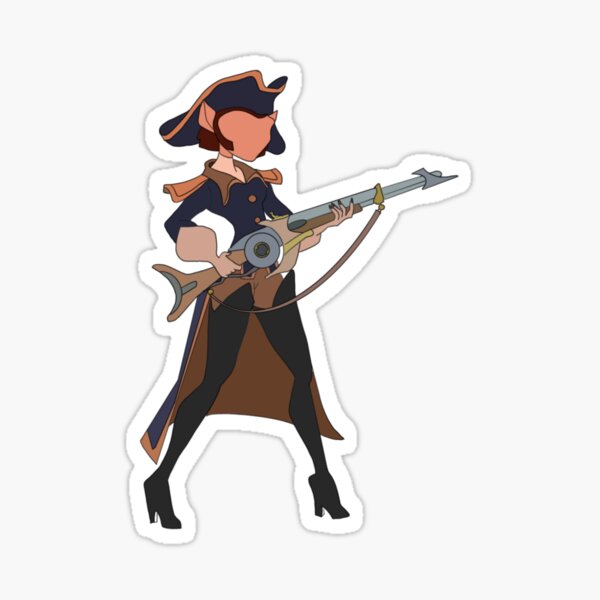 "treasure planet; Captain Amelia" Sticker by LenaAnimus | Redbubble