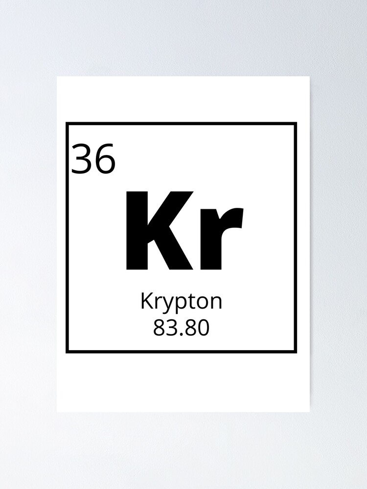 "Krypton" Poster for Sale by Blank02 | Redbubble