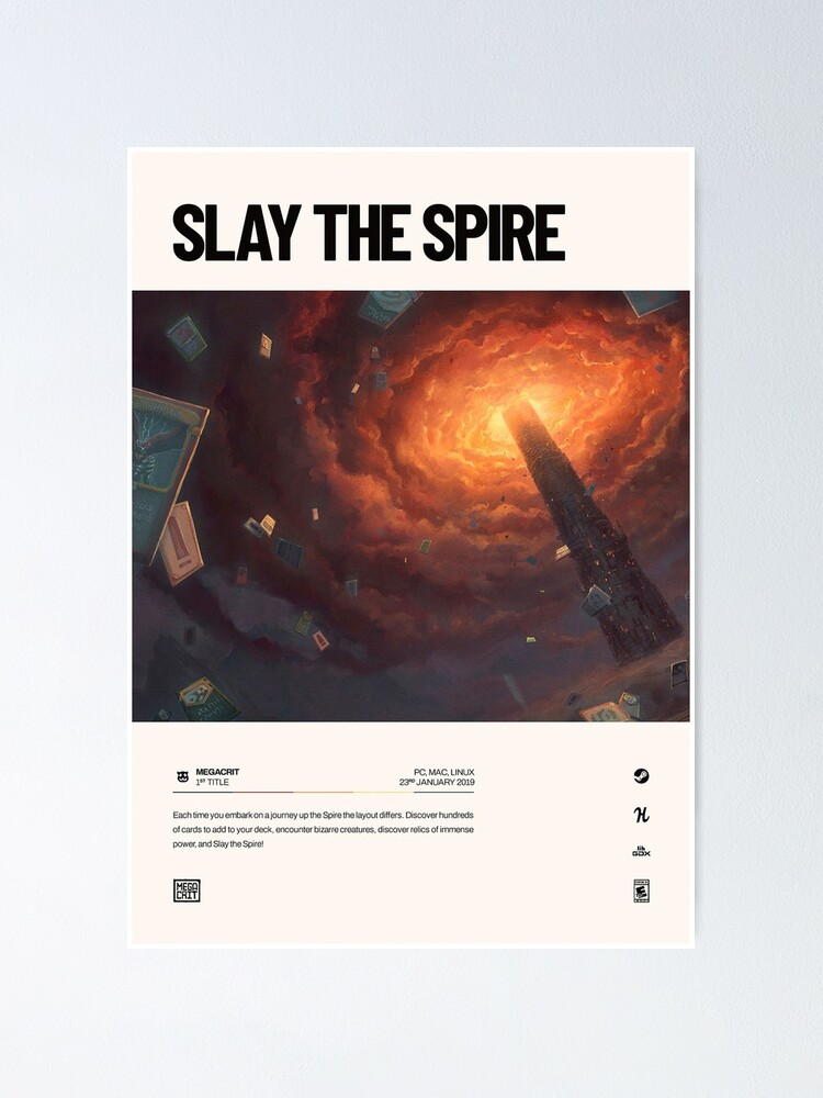 "Slay the Spire" Poster for Sale by lorenzhdsn | Redbubble