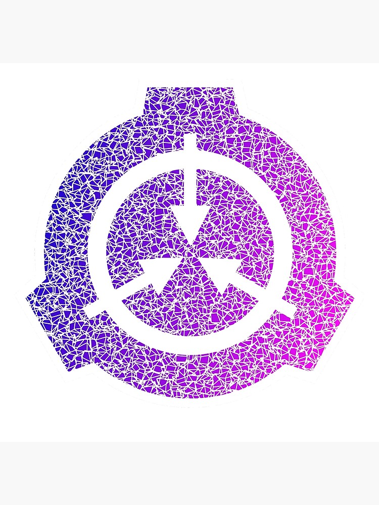 "SCP Shatter Logo - Purple & Pink Gradient" Photographic Print by ...