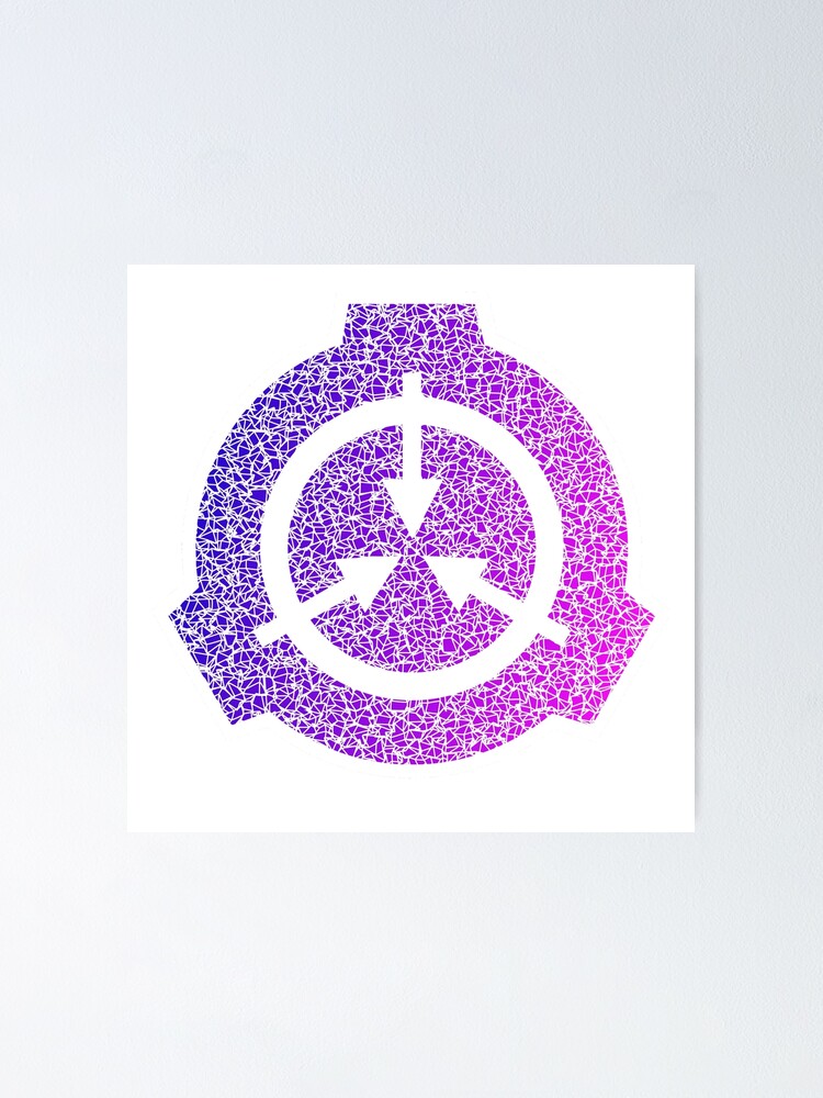 "SCP Shatter Logo - Purple & Pink Gradient" Poster by CicelyLander ...