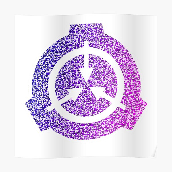 "SCP Shatter Logo - Purple & Pink Gradient" Poster by CicelyLander ...