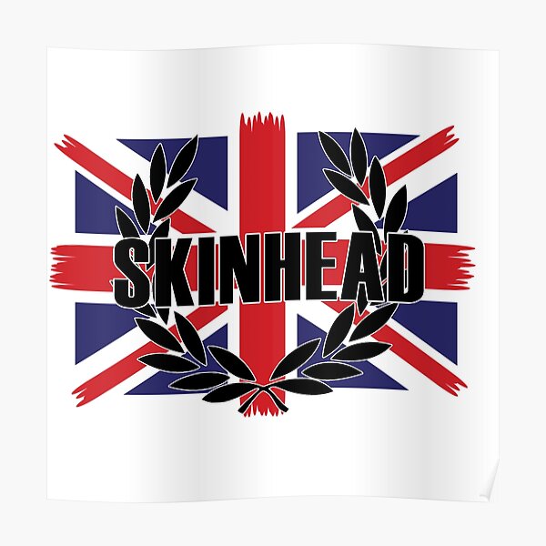 "Laurel Leaf Skinhead Flag" Poster for Sale by Mindriot-Design | Redbubble