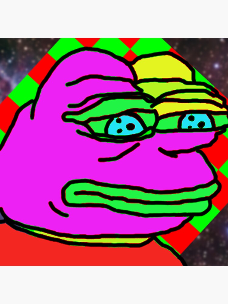 "Purple Pepe" Sticker for Sale by lolhammer | Redbubble