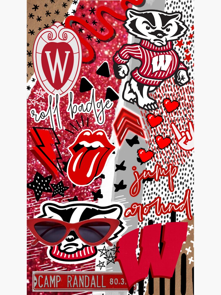 "University of Wisconsin Collage " Sticker for Sale by BougieStore ...