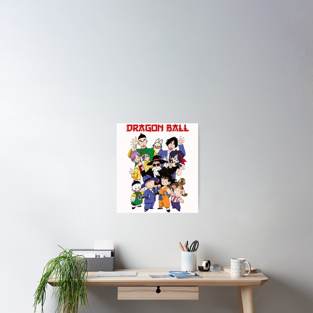Póster «bola de dragón | Gokú | Tién | Krilin | Bulma | Retro | Panel ...