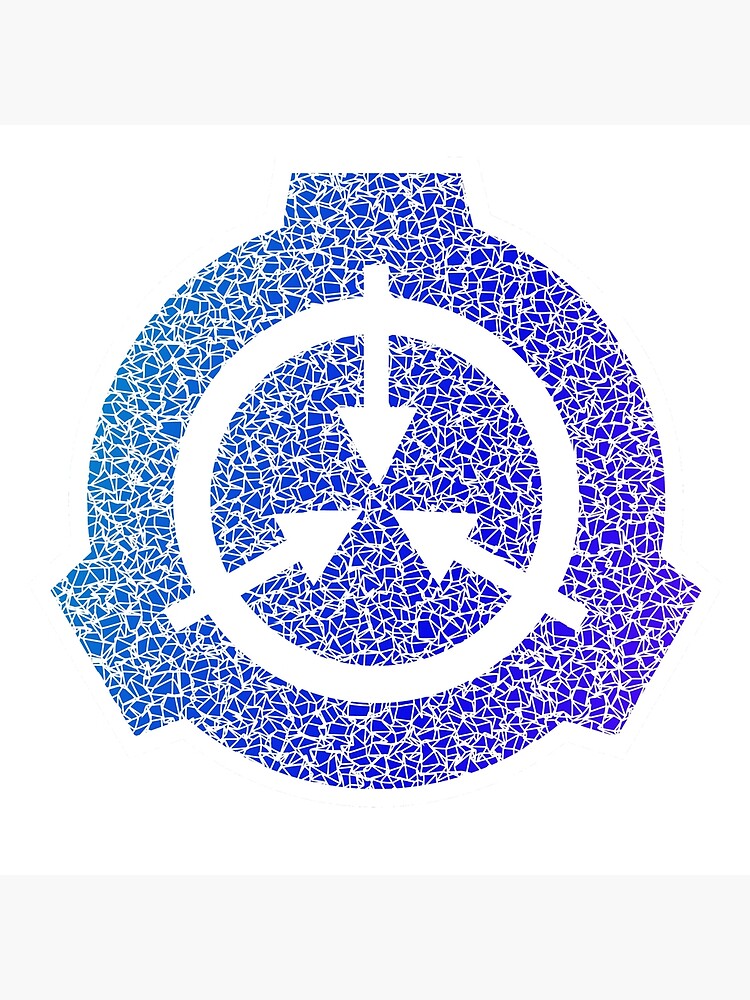 "SCP Shatter Logo - Blue Gradient" Poster by CicelyLander | Redbubble