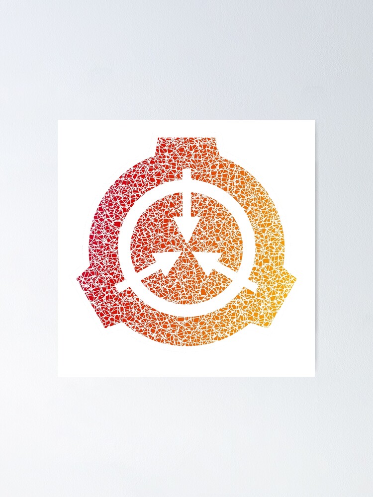 "SCP Shatter Logo - Red and Orange Gradient" Poster by CicelyLander ...