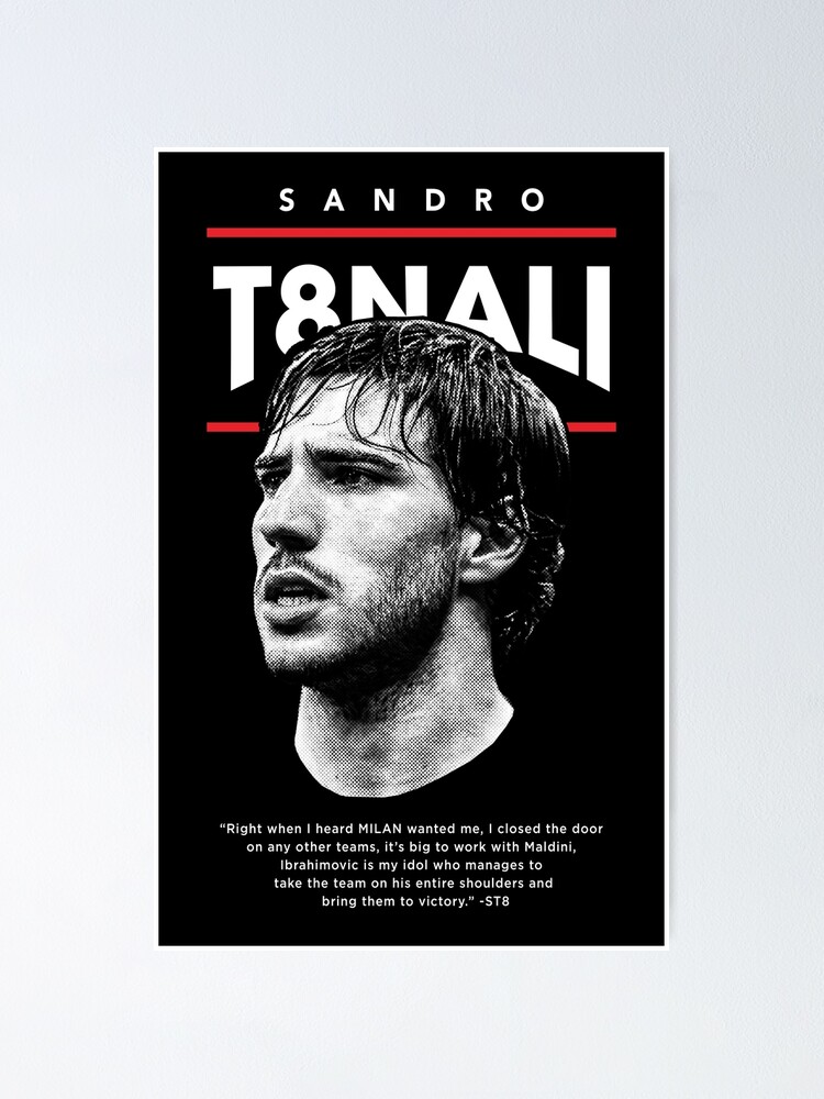 "Sandro TONALI " Poster for Sale by RB1899 | Redbubble