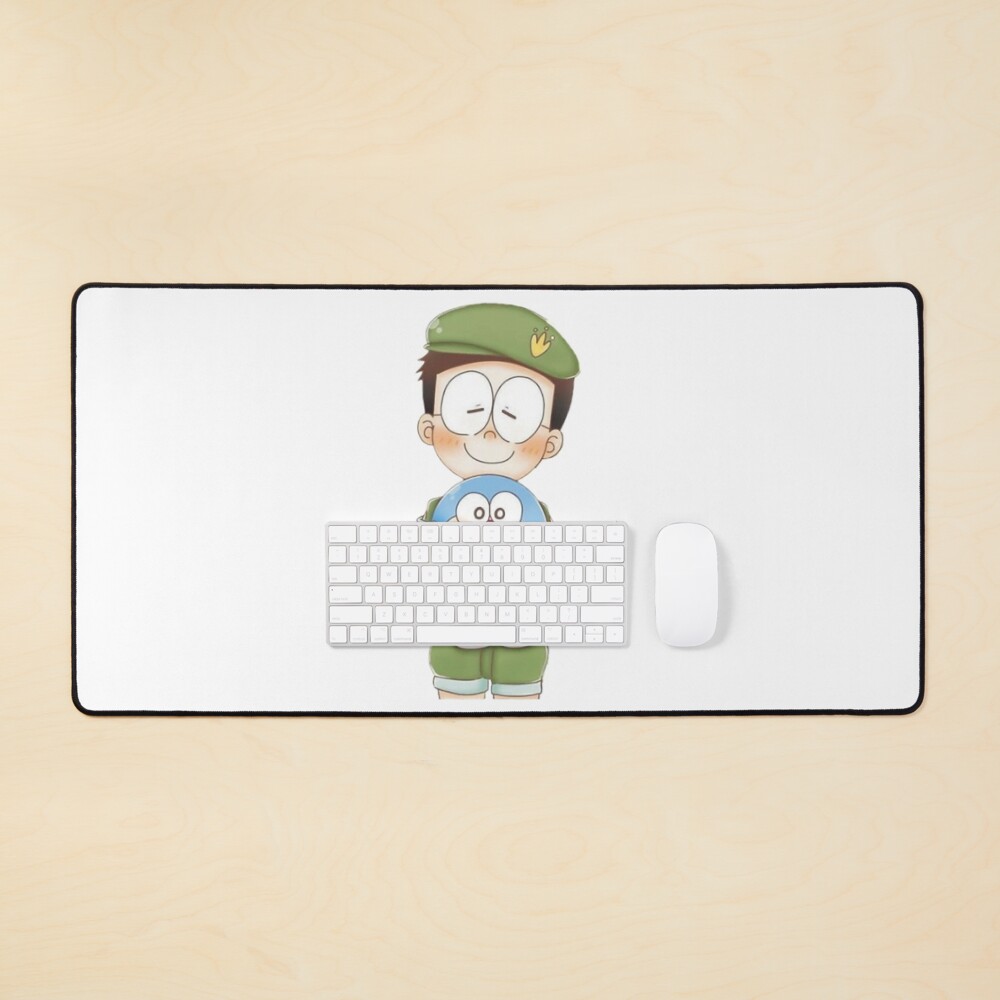 "Nobita with Doremon" Art Board Print by mdoanquan7 | Redbubble