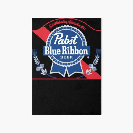 "pabst blue ribbon " Art Board Print for Sale by RhondaMullin | Redbubble