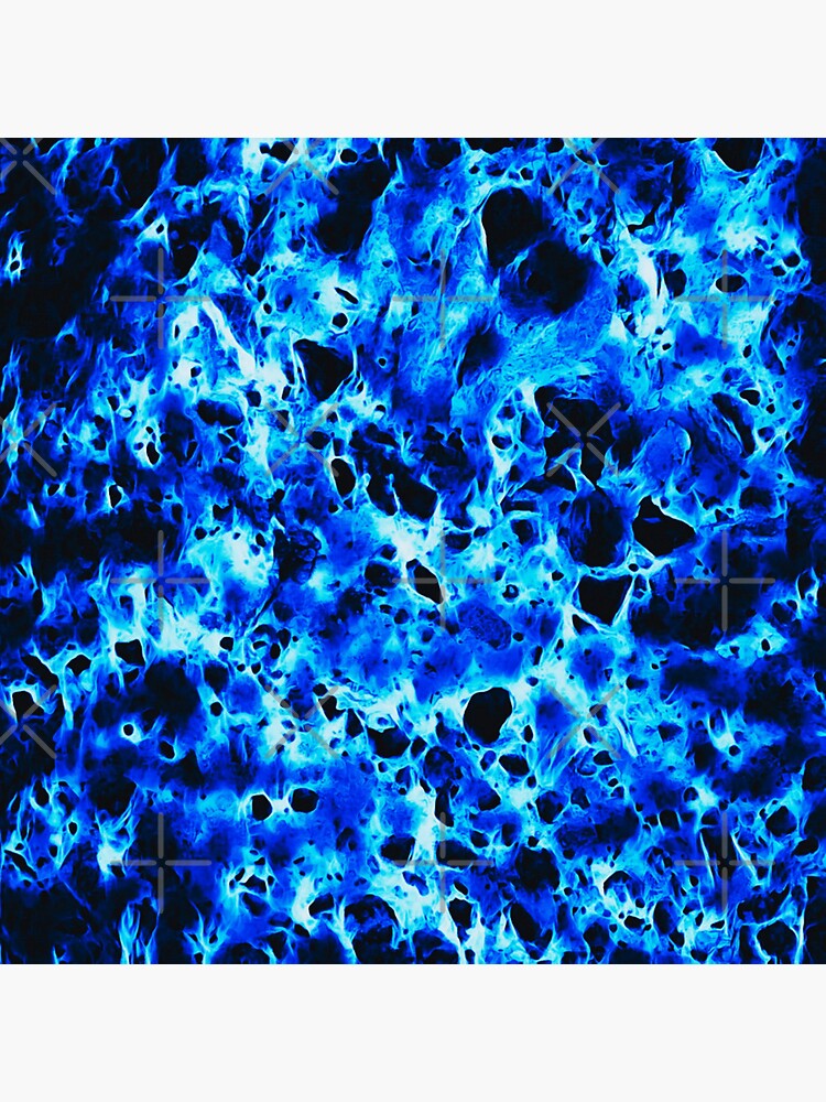 "Blue Porous Stone Pattern" Sticker for Sale by SunshineWalker | Redbubble