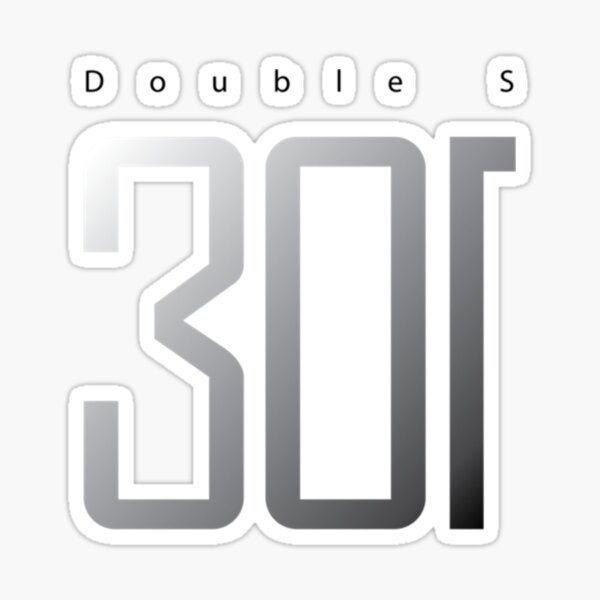 "Double S 301 Logo 더블에스301 KPOP T-Shirt" Sticker for Sale by ...