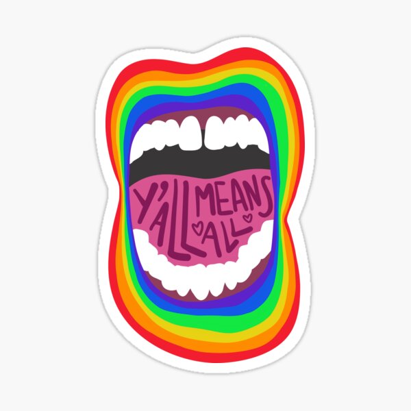 "Say It Loud" Sticker for Sale by RRmakesThings | Redbubble