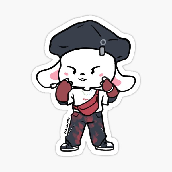 "Stray Kids - Leebit Maniac" Sticker by nailurus | Redbubble