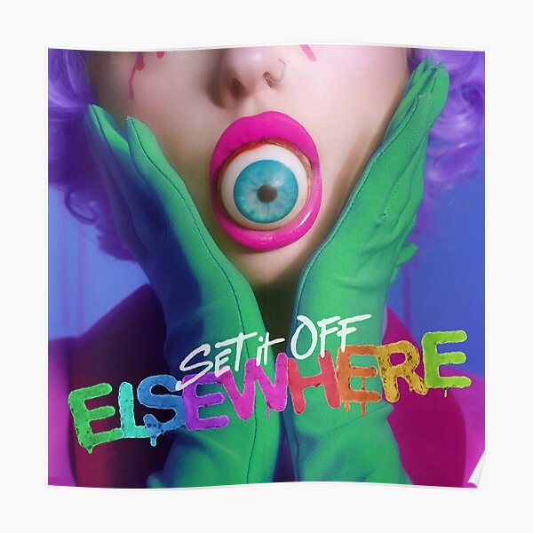 "elsewhere set it make off tour 2022 masmei" Poster for Sale by ...