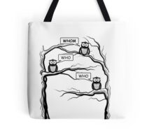 "Funny Owls Saying Who/Whom - Comic Cartoon" by andabelart | Redbubble