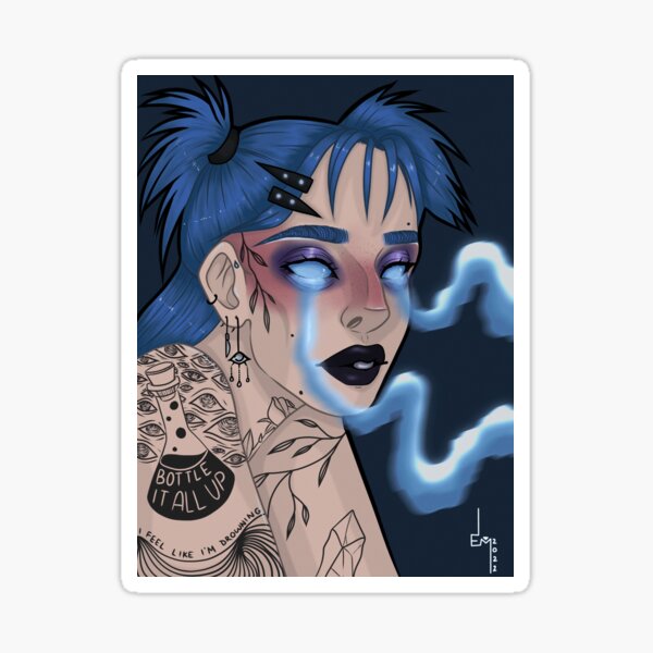 "elona" Sticker by mas-art | Redbubble