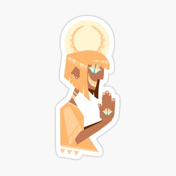 "Azazel Icon" Sticker for Sale by threes-a-cult | Redbubble