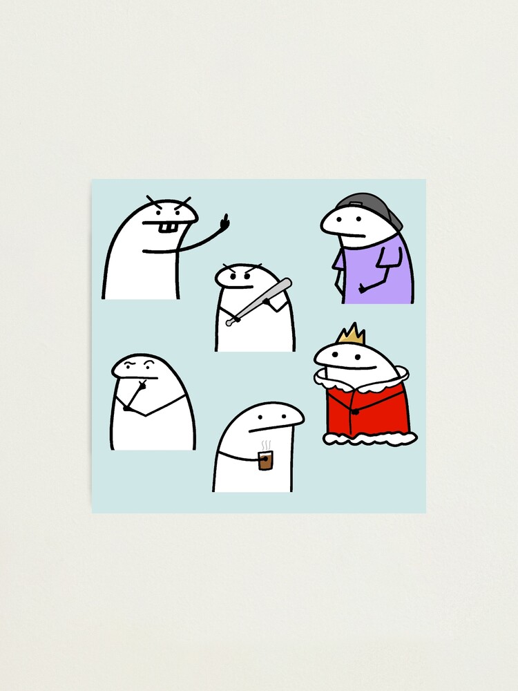 "Flork meme character" Photographic Print for Sale by Saumik-Z | Redbubble