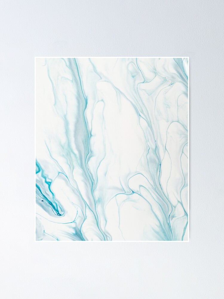 "Blue Liquid Marble Texture ,Marble Texture Seamless" Poster for Sale ...