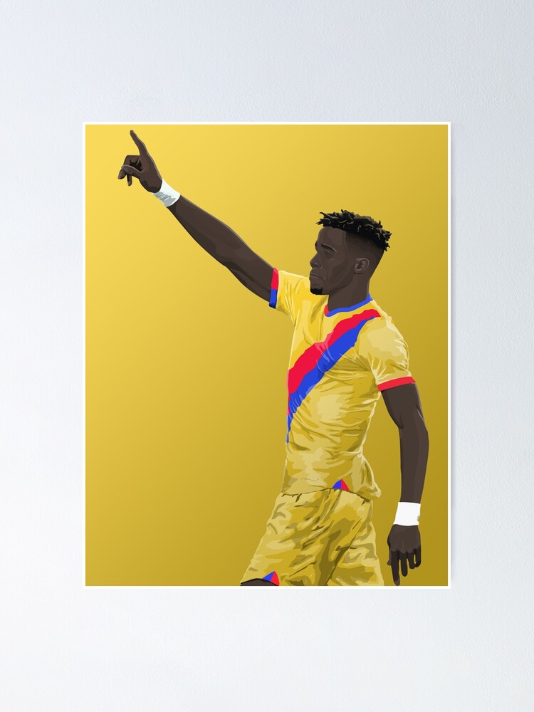 "Wilfried Zaha Away" Poster by jcoledzn | Redbubble