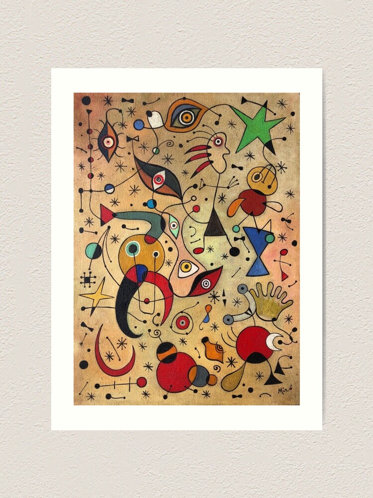 "Miro Print Art, Miro Poster, Joan Miro Printed Art, Miro Wall Art ...