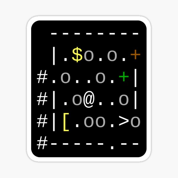 "Goblin Warrens! ASCII" Sticker by WPahat | Redbubble
